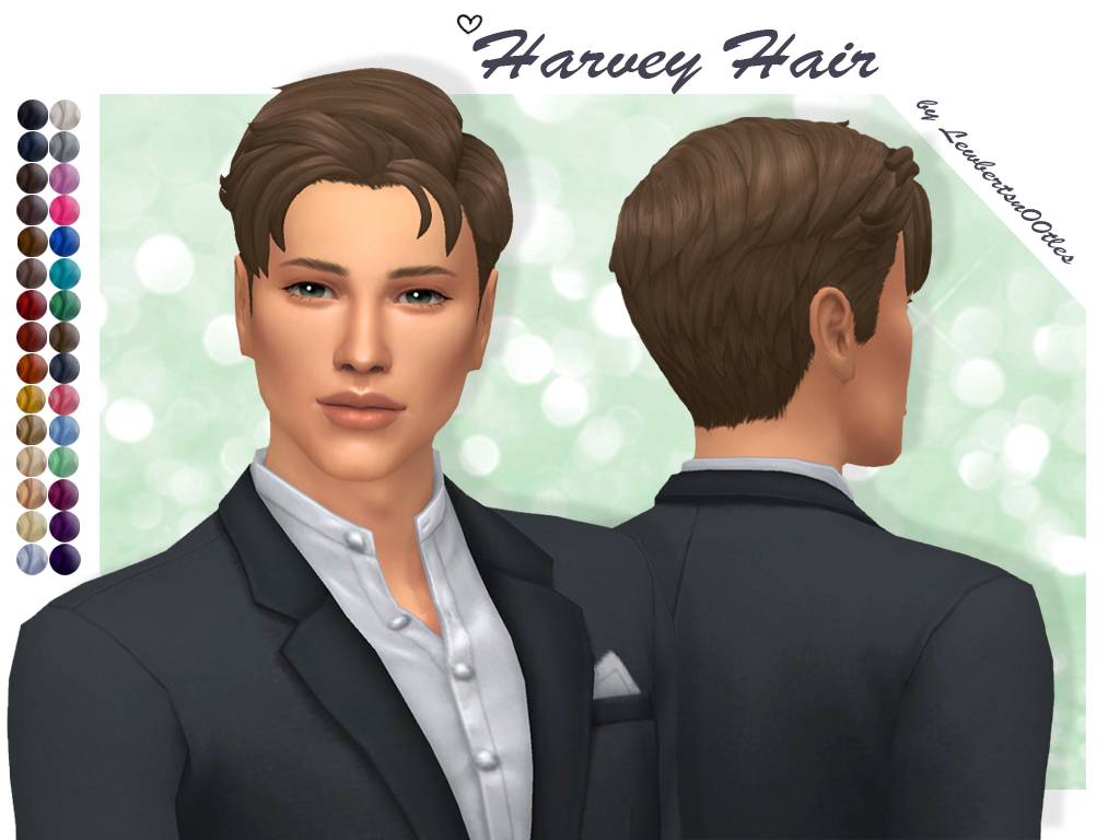 Harvey Hair [T-E] - Gallery - The Sims 4 Create a Sim - CurseForge