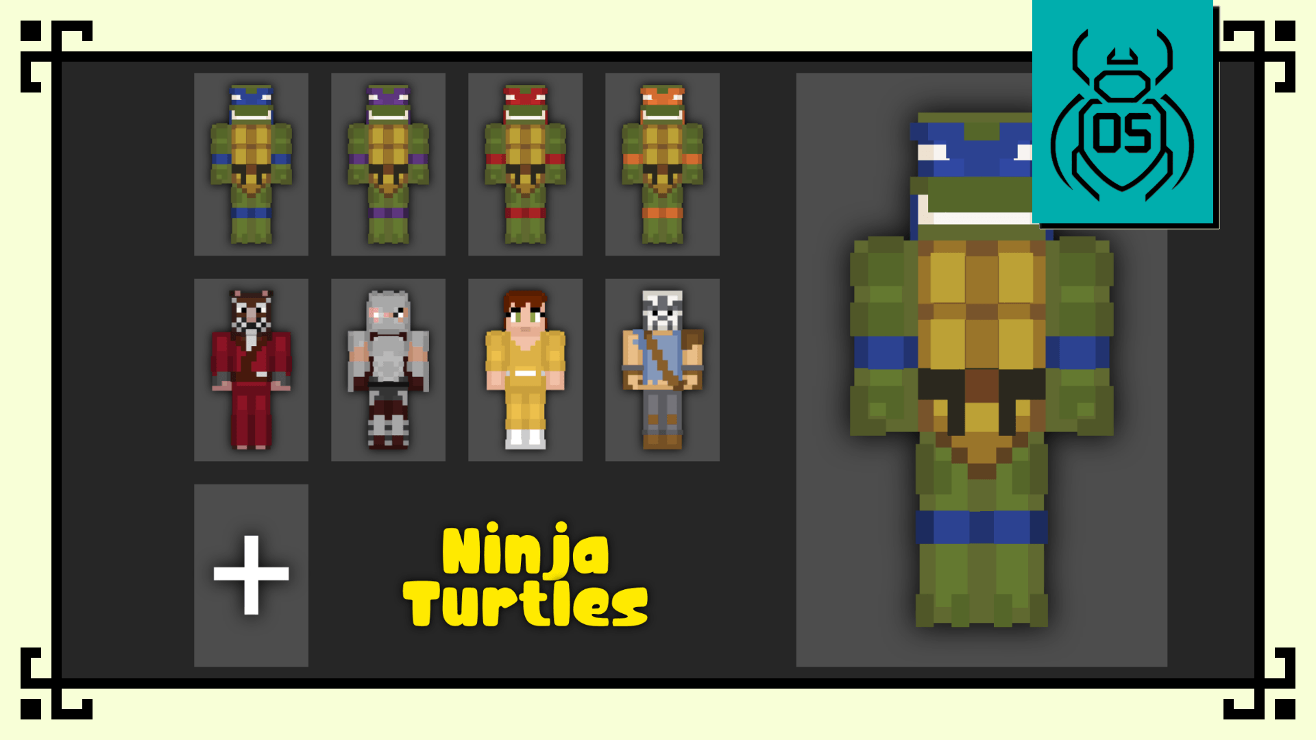 OS's Ninja Turtles - Minecraft Bedrock Skins - CurseForge