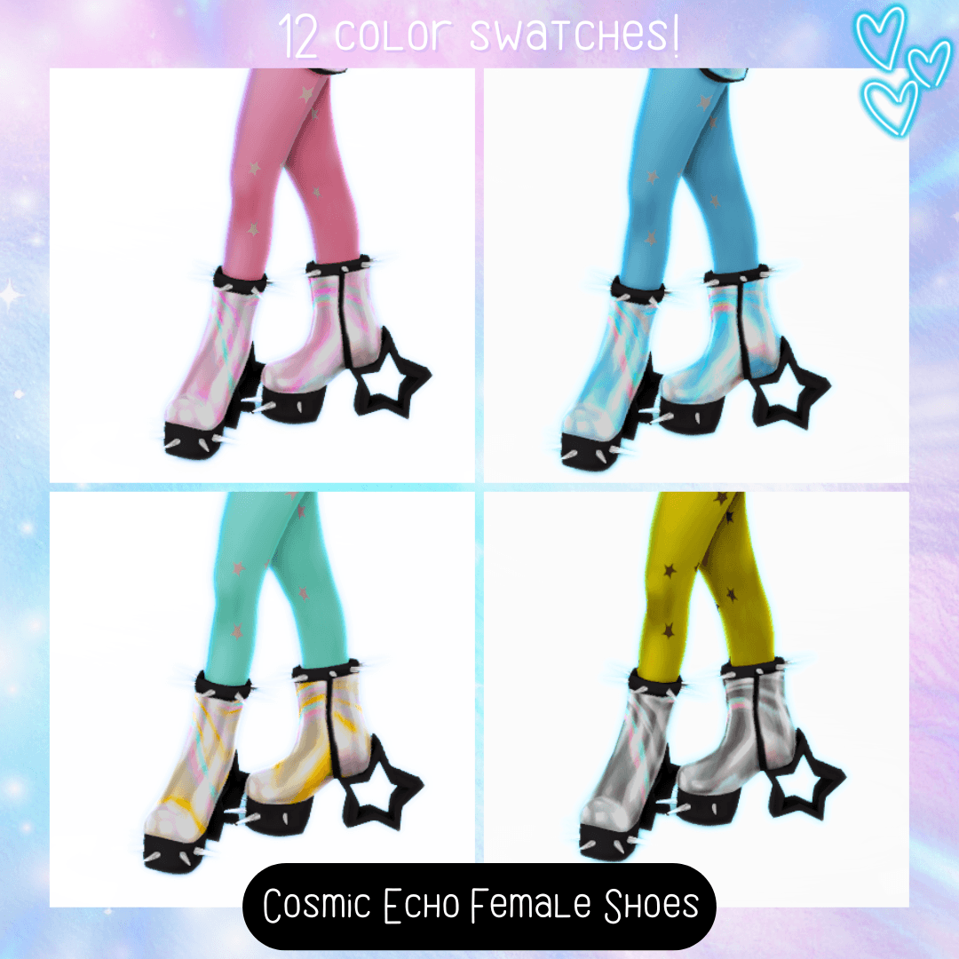 [JBTN] Cosmic Echo Female Shoes - The Sims 4 Create a Sim - CurseForge