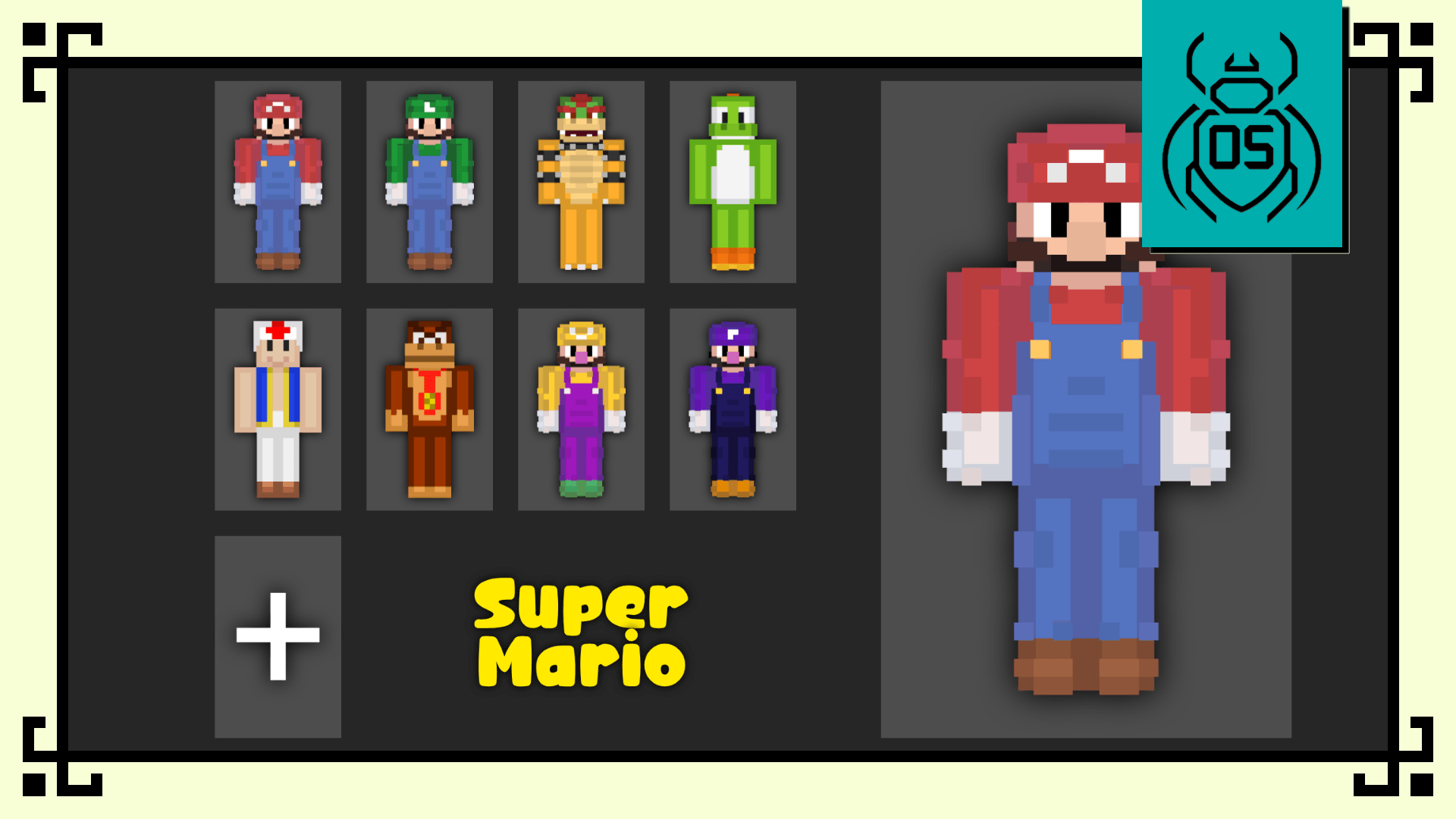 OS's Super Mario - Minecraft Bedrock Skins - CurseForge