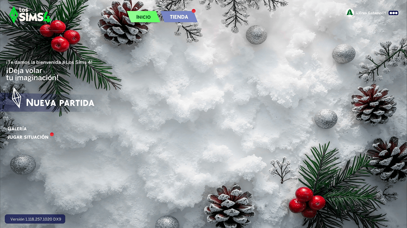 Main Menu Background Merry Frosty Christmas 2 - Gallery - The Sims 4 ...