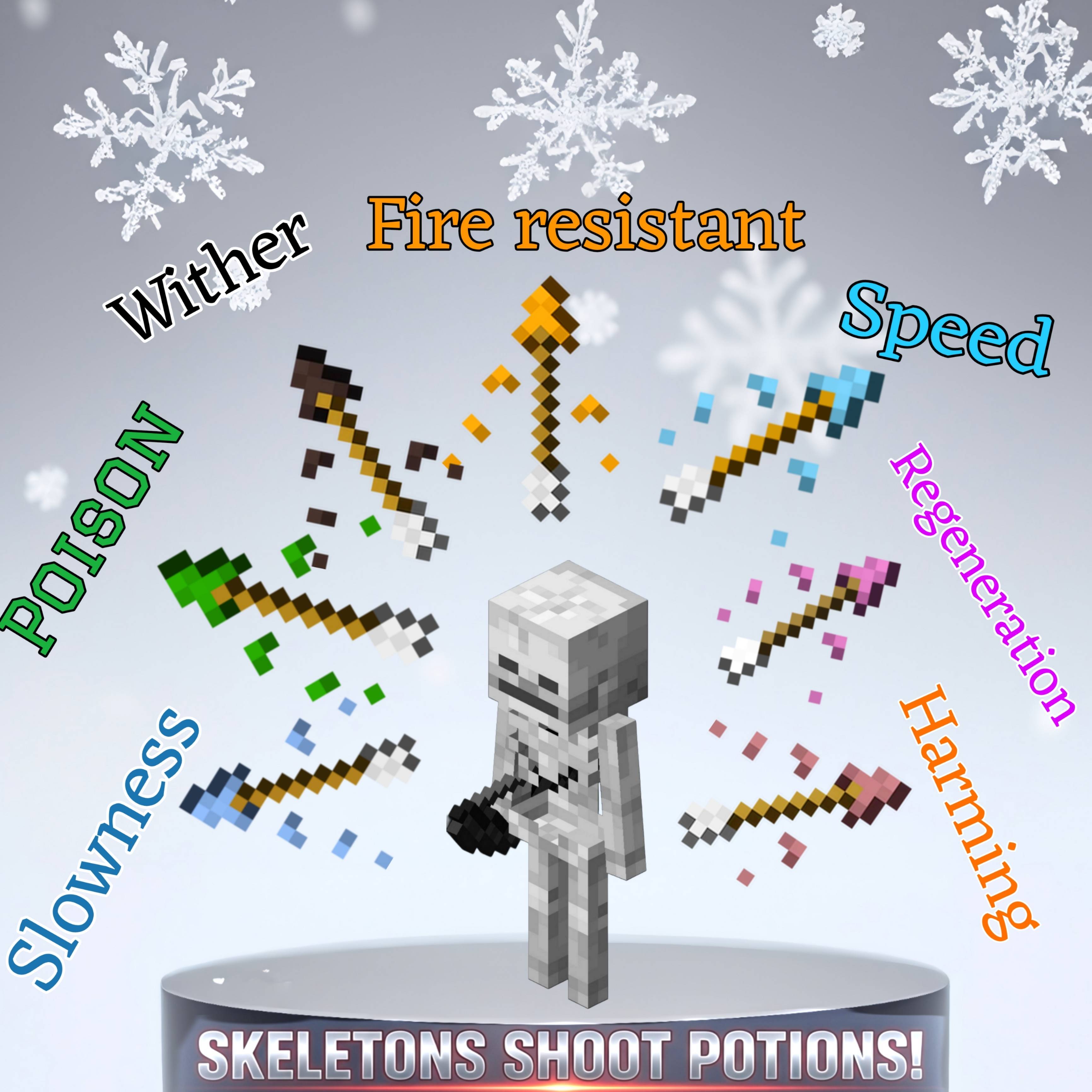 Skeleton Arrow Effect Variants - Gallery - Minecraft Bedrock Addons ...