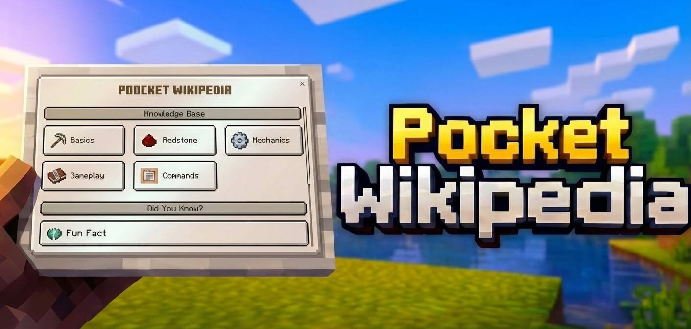 Knowledge: Pocket Wikipedia - Minecraft Bedrock Addons - CurseForge