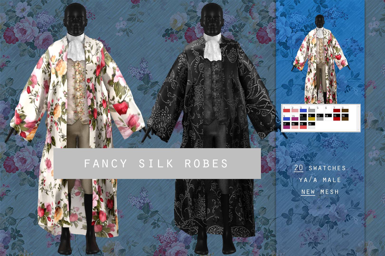 Fancy Silk Robes - The Sims 4 Create a Sim - CurseForge