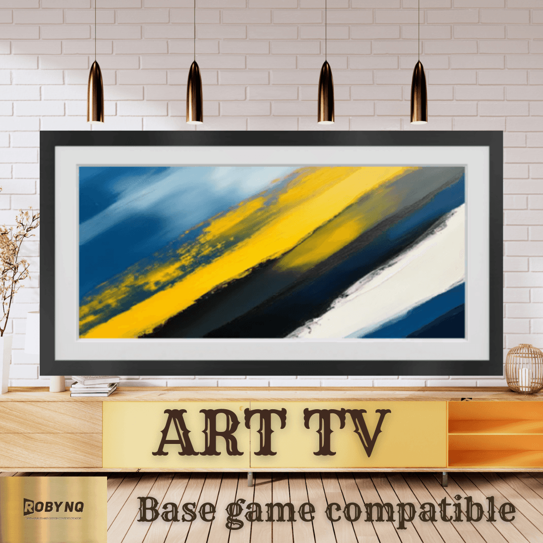 Robynq Art TV - RTV2044 - Basegame compatible - Gallery - The Sims 4 ...