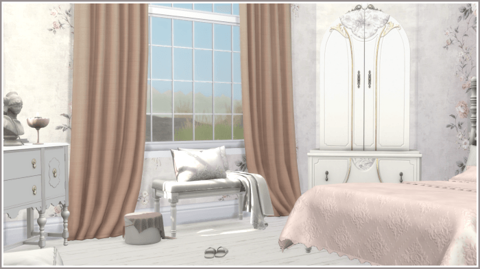 Olivia Shabby Bedroom En-Suite - The Sims 4 Rooms / Lots - CurseForge