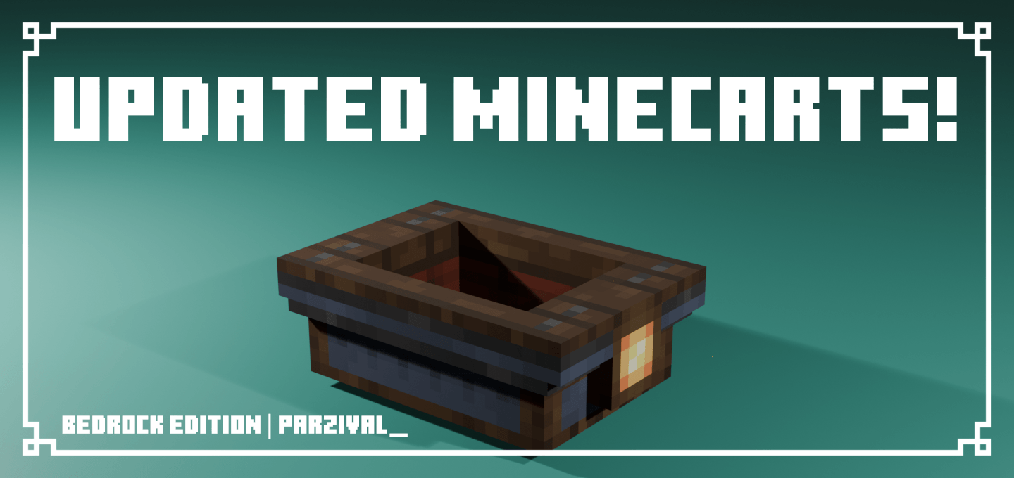 Updated Minecarts! - Minecraft Bedrock Texture Packs - CurseForge