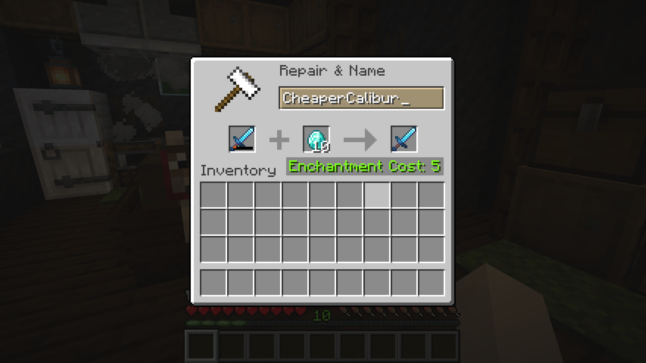 Cheaper Anvil — 1-Level Cost - Minecraft Data Packs - CurseForge
