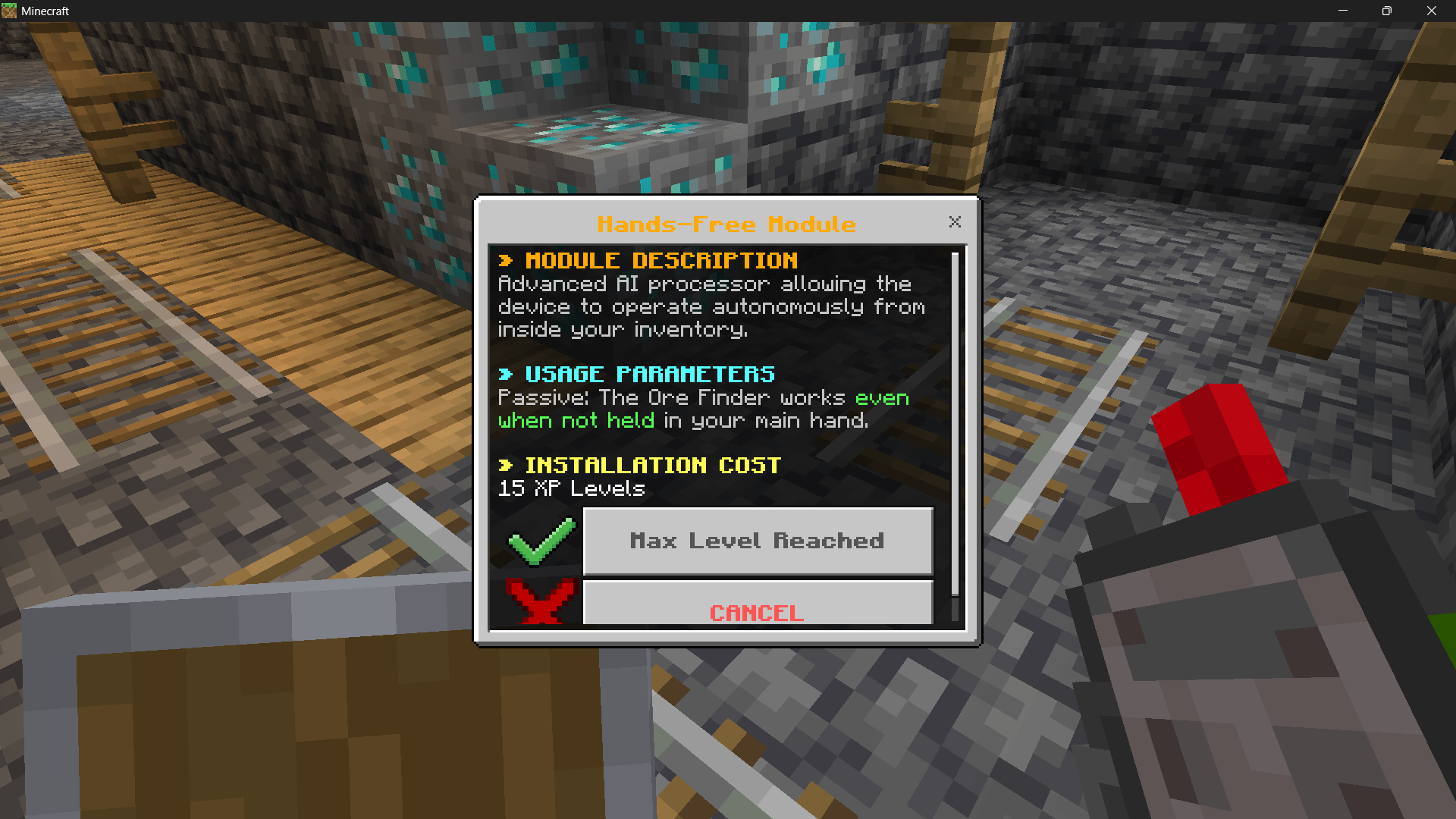 Ore Finder – "Advanced Ore Scanner" - Gallery - Minecraft Bedrock ...