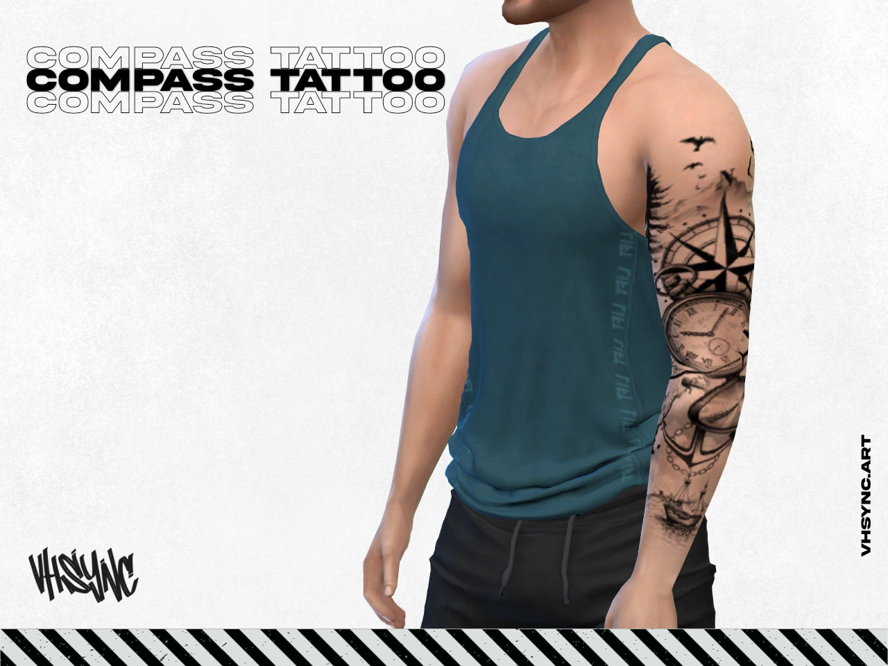 [VHSync] Compass Tattoo - The Sims 4 Create a Sim - CurseForge