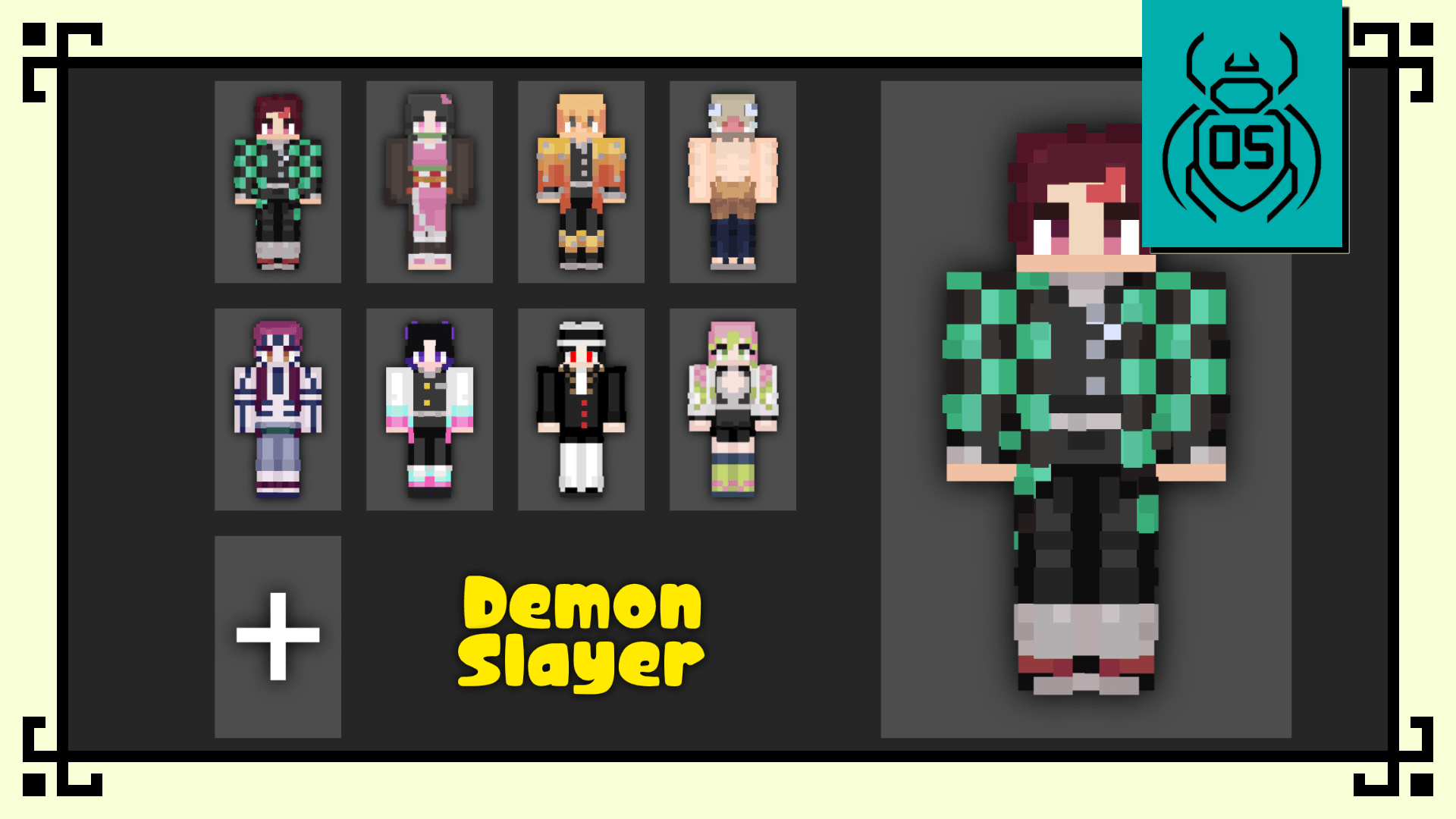 OS's Demon Slayer - Minecraft Bedrock Skins - CurseForge