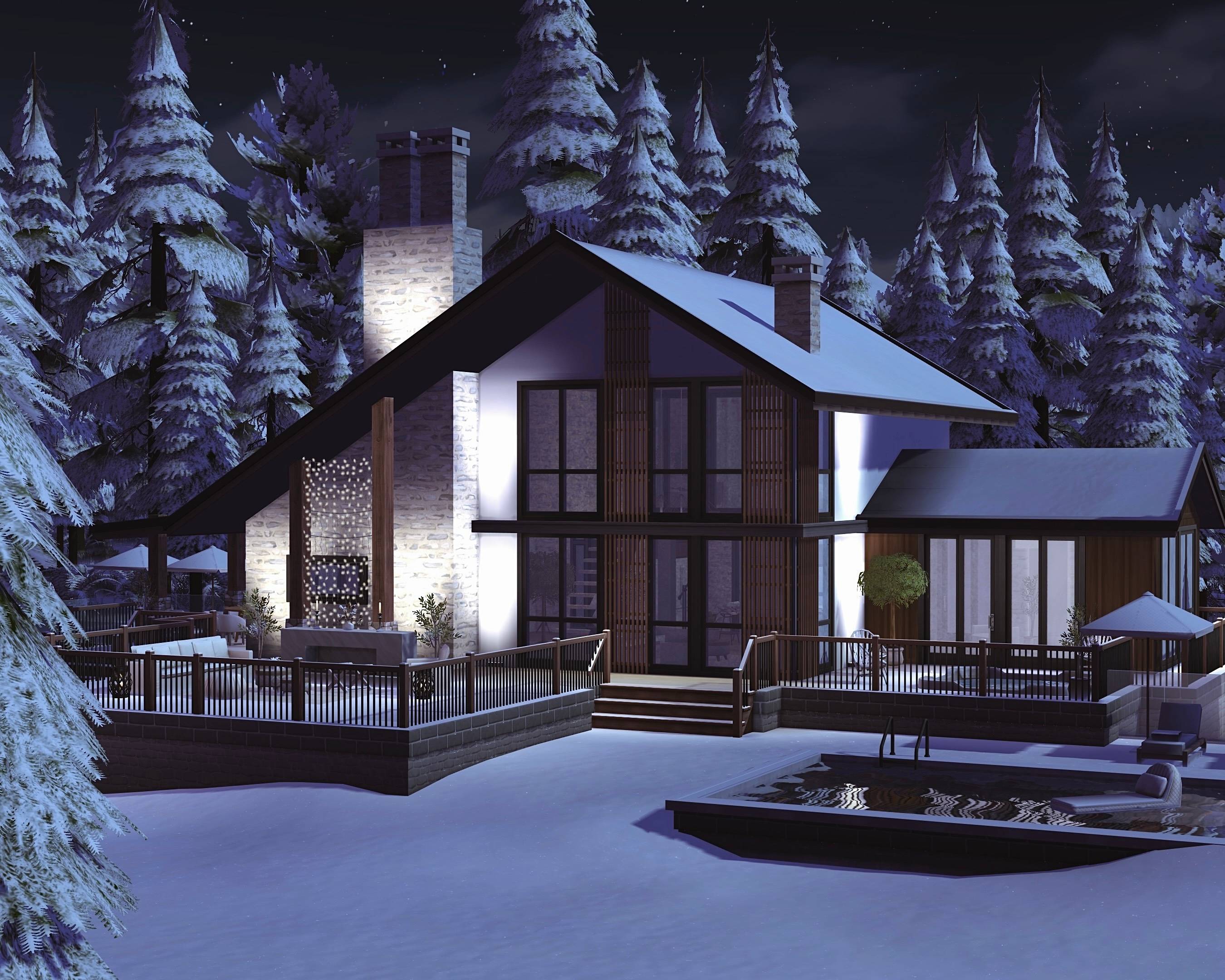 Mountain Holiday House | No CC - Gallery - The Sims 4 Rooms / Lots ...