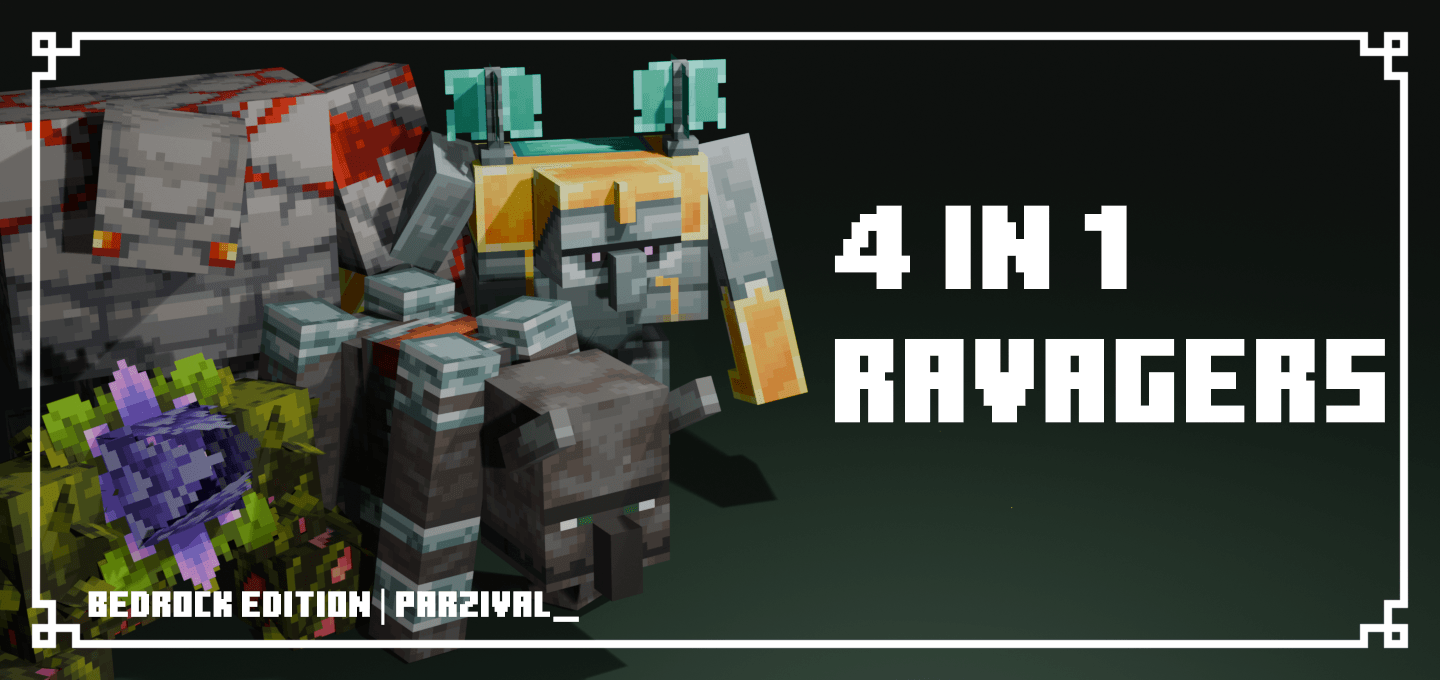 The 4 in 1 Ravagers Pack - Gallery - Minecraft Bedrock Texture Packs ...