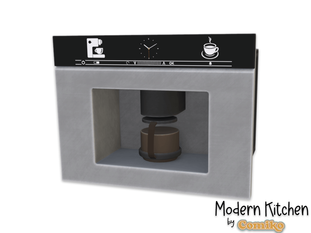 Comiko - Modern Kitchen Coffee Machine - Gallery - The Sims 4 Build ...
