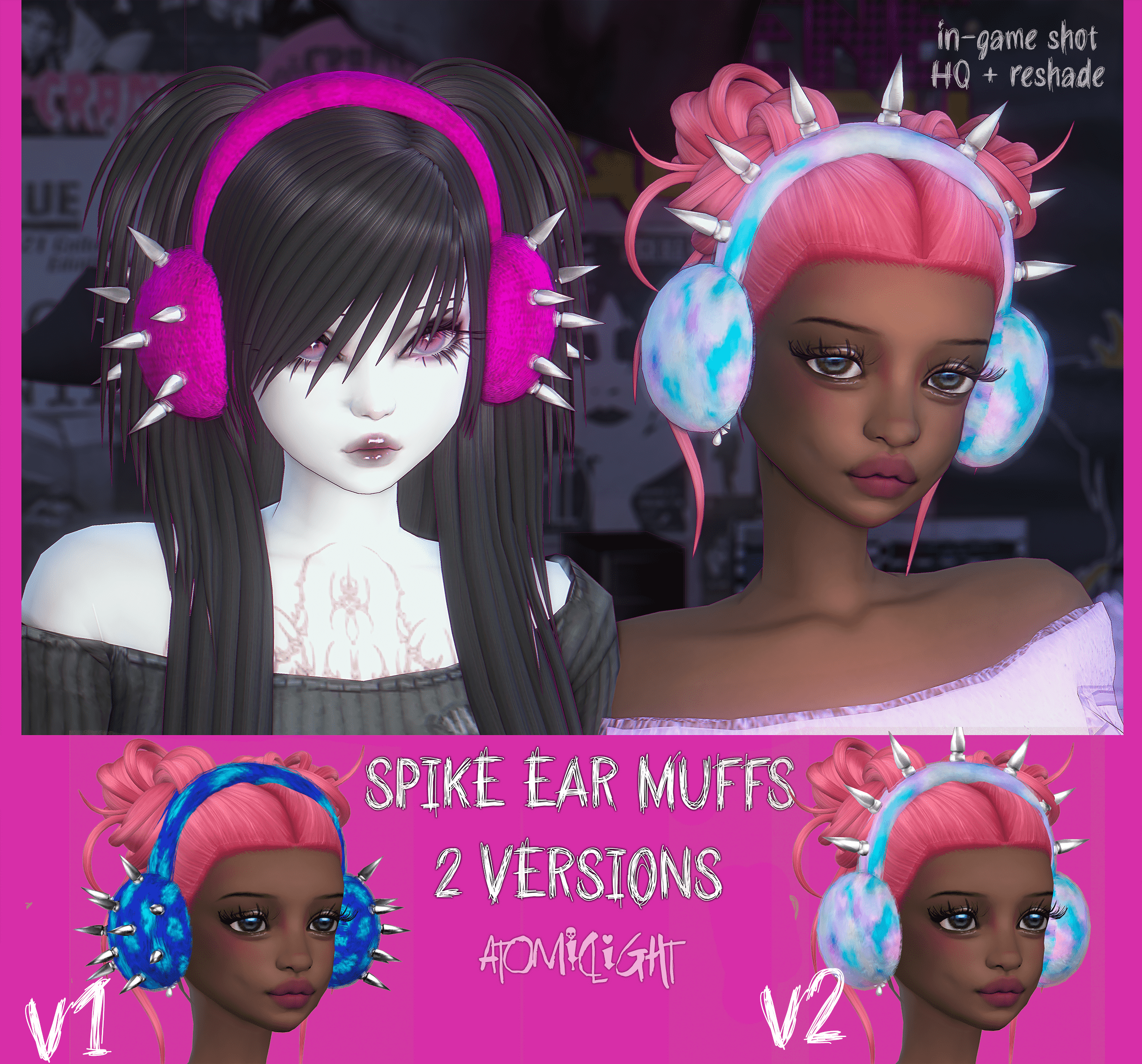 Spike Ear Muffs - Gallery - The Sims 4 Create a Sim - CurseForge