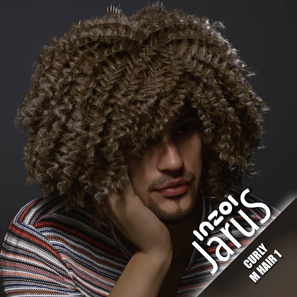 Curly M Hair1 - inZOI Create a Zoi - CurseForge