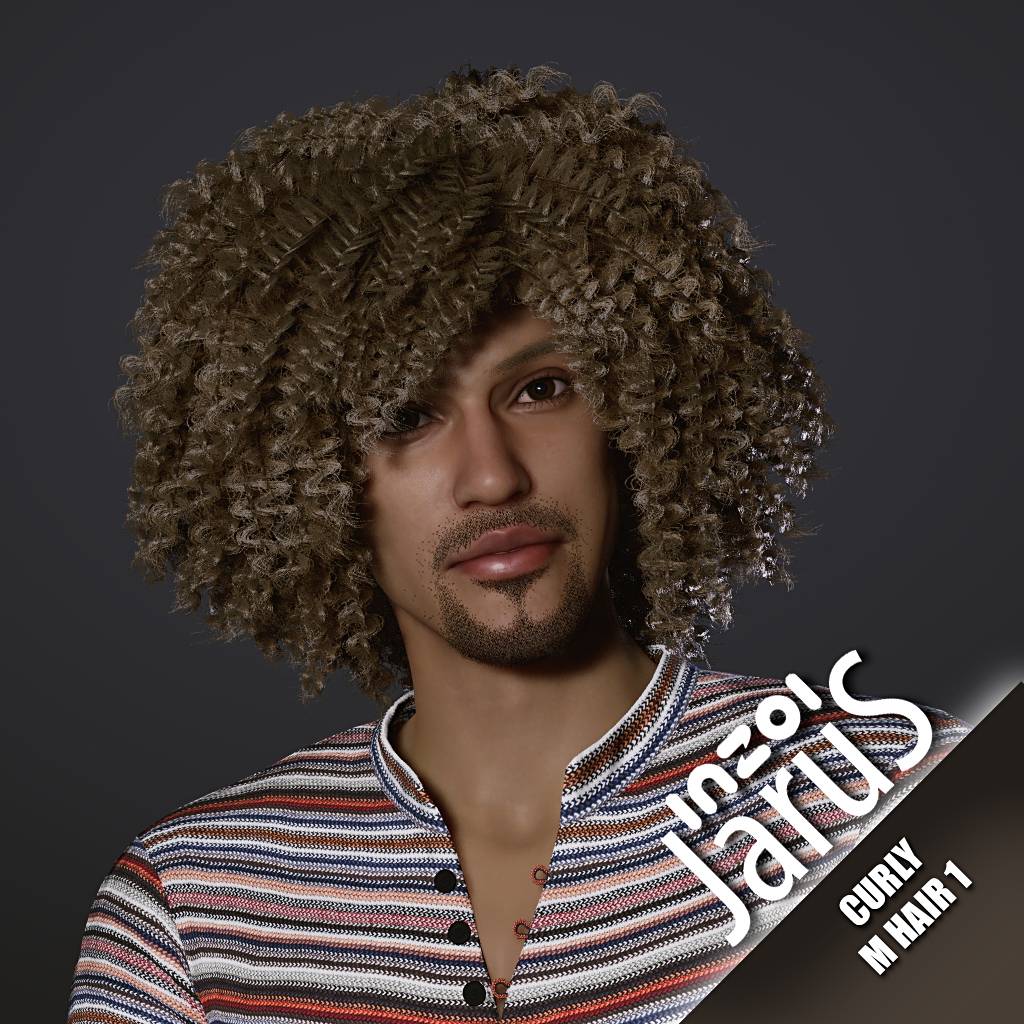 Curly M Hair1 - inZOI Create a Zoi - CurseForge