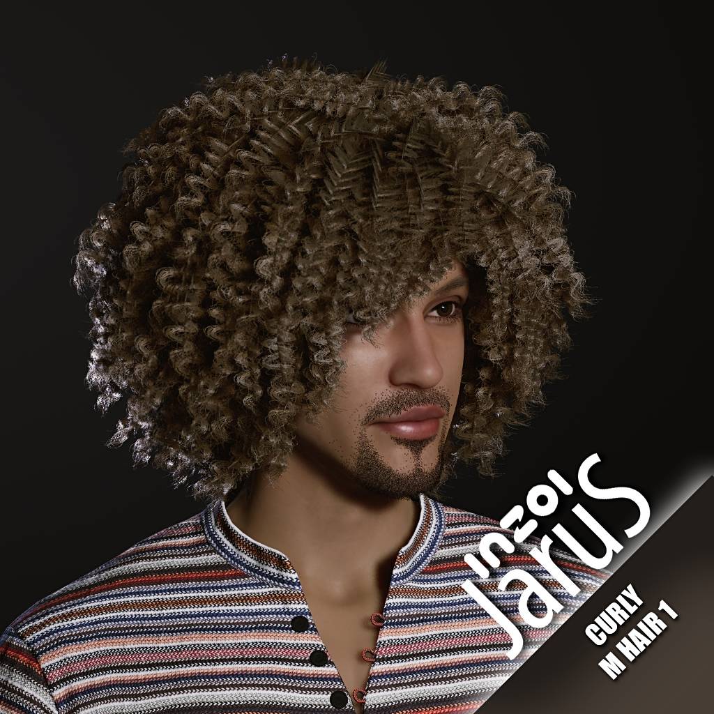Curly M Hair1 - inZOI Create a Zoi - CurseForge