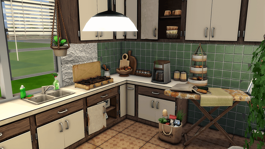 Realistic Shabby Kitchen (with CC) - Gallery - The Sims 4 Rooms / Lots ...