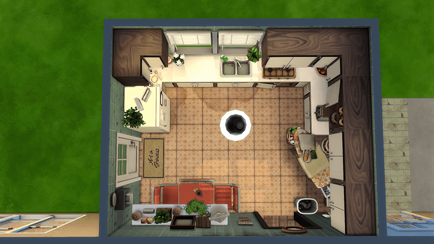 Realistic Shabby Kitchen (with CC) - Gallery - The Sims 4 Rooms / Lots ...