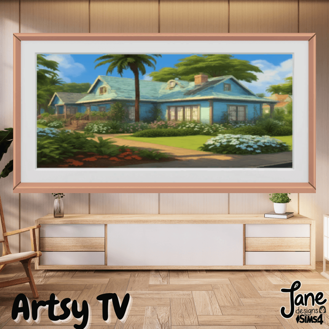 Jane designs art tv JDAT9135 - Basegame compatible - Gallery - The Sims ...