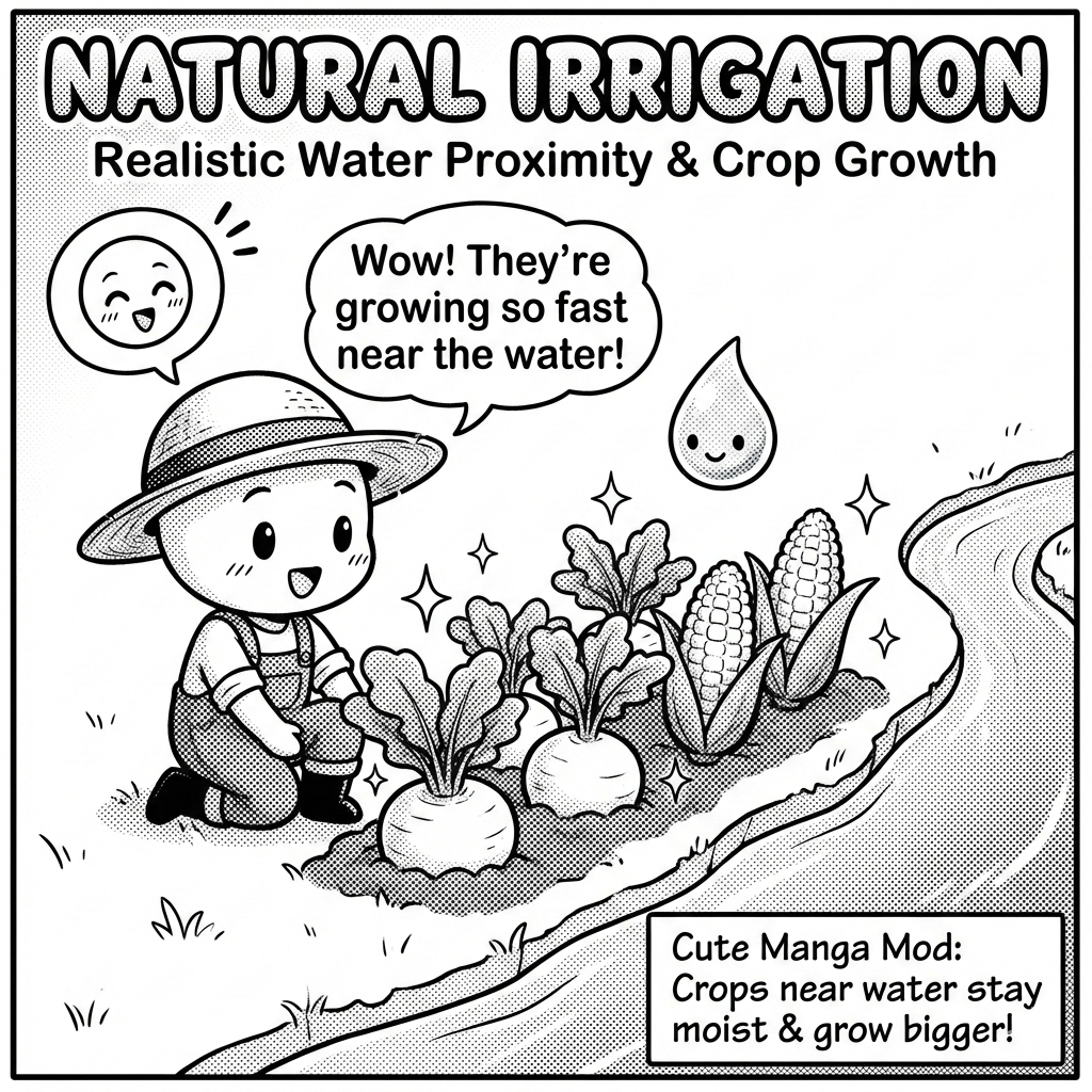Natural Irrigation Realistic Water Proximity and Crop Growth - Gallery ...