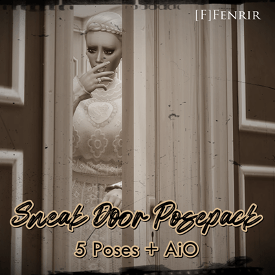 [F] Sneak Door Posepack - The Sims 4 Mods - CurseForge