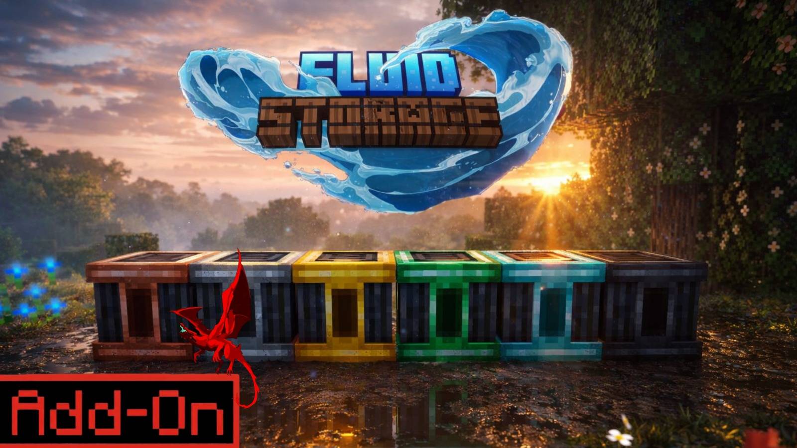 Fluid-Storage V1 - [ by GridVeyn Studios ] - Minecraft Bedrock Addons - CurseForge