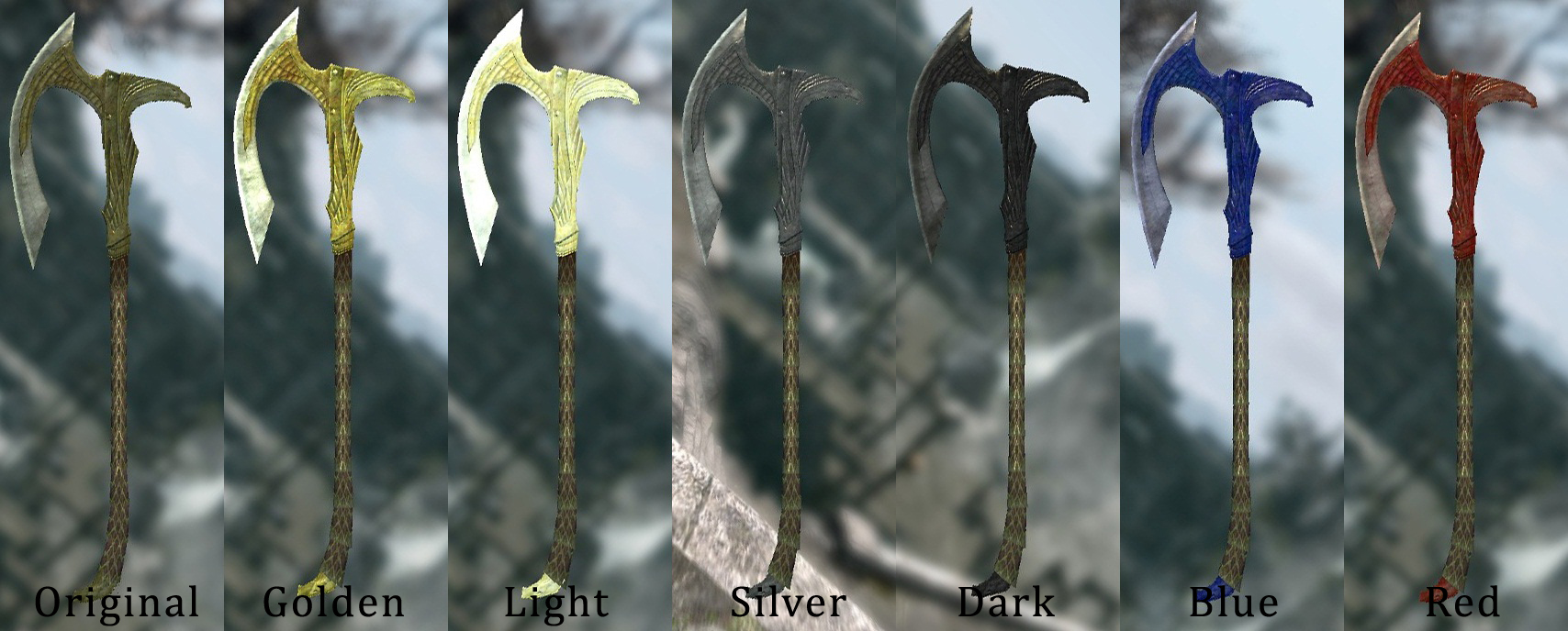 Skyrim Elven Weapons