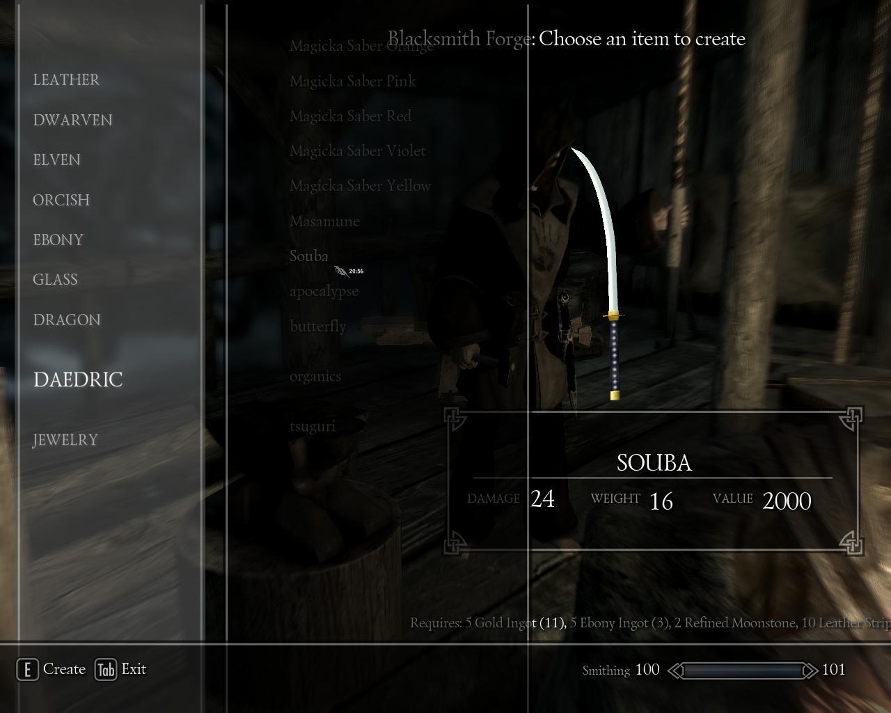 ff7 blades at the forge - Gallery - The Elder Scrolls V: Skyrim Mods ...