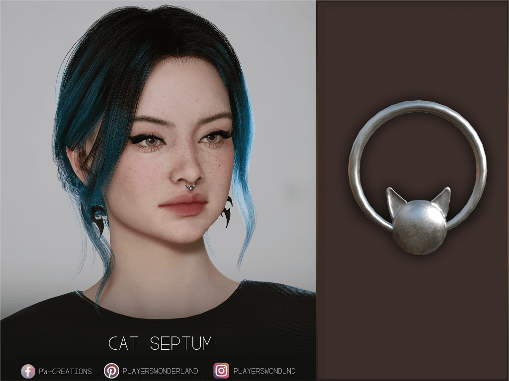 Cat Septum Piercing - inZOI Create a Zoi - CurseForge