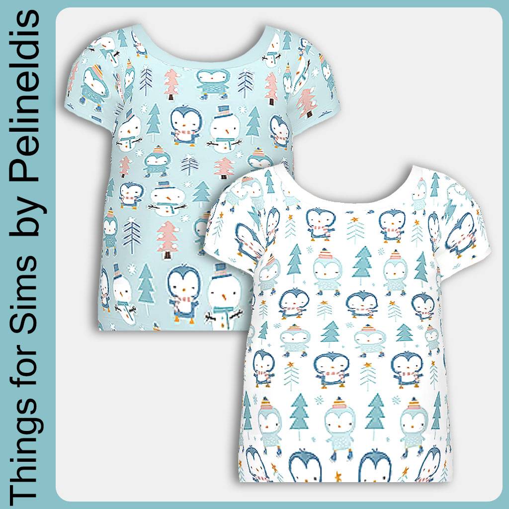 Infants Penguin Winter Vest - The Sims 4 Create a Sim - CurseForge