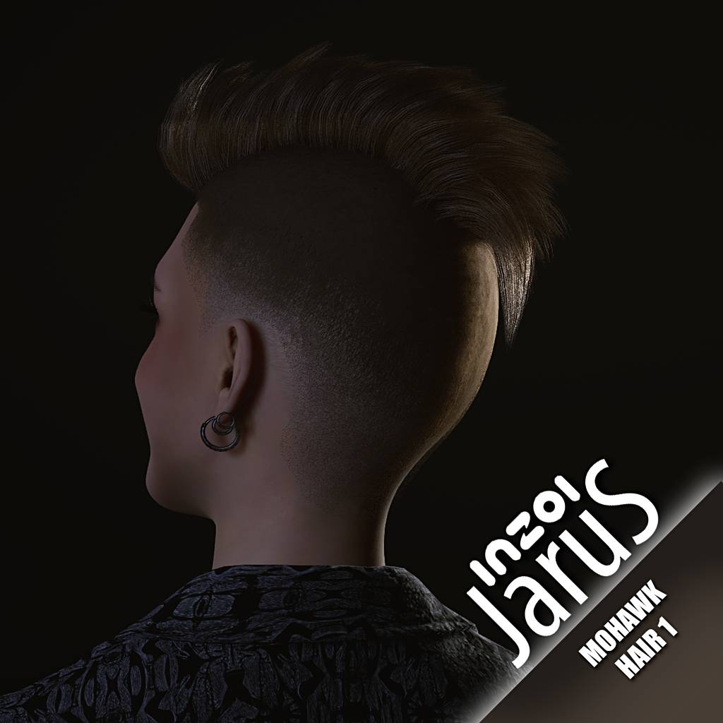 Mohawk Hair1 - inZOI Create a Zoi - CurseForge
