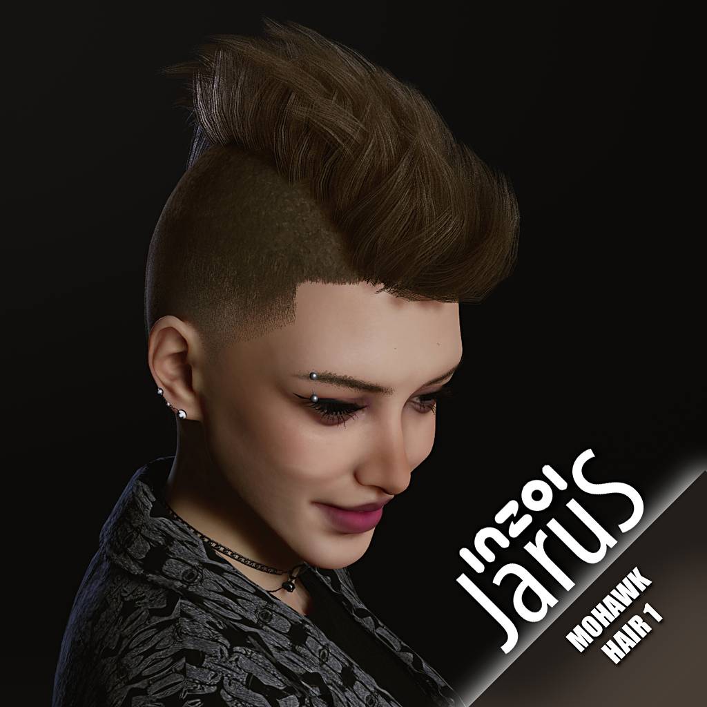 Mohawk Hair1 - inZOI Create a Zoi - CurseForge