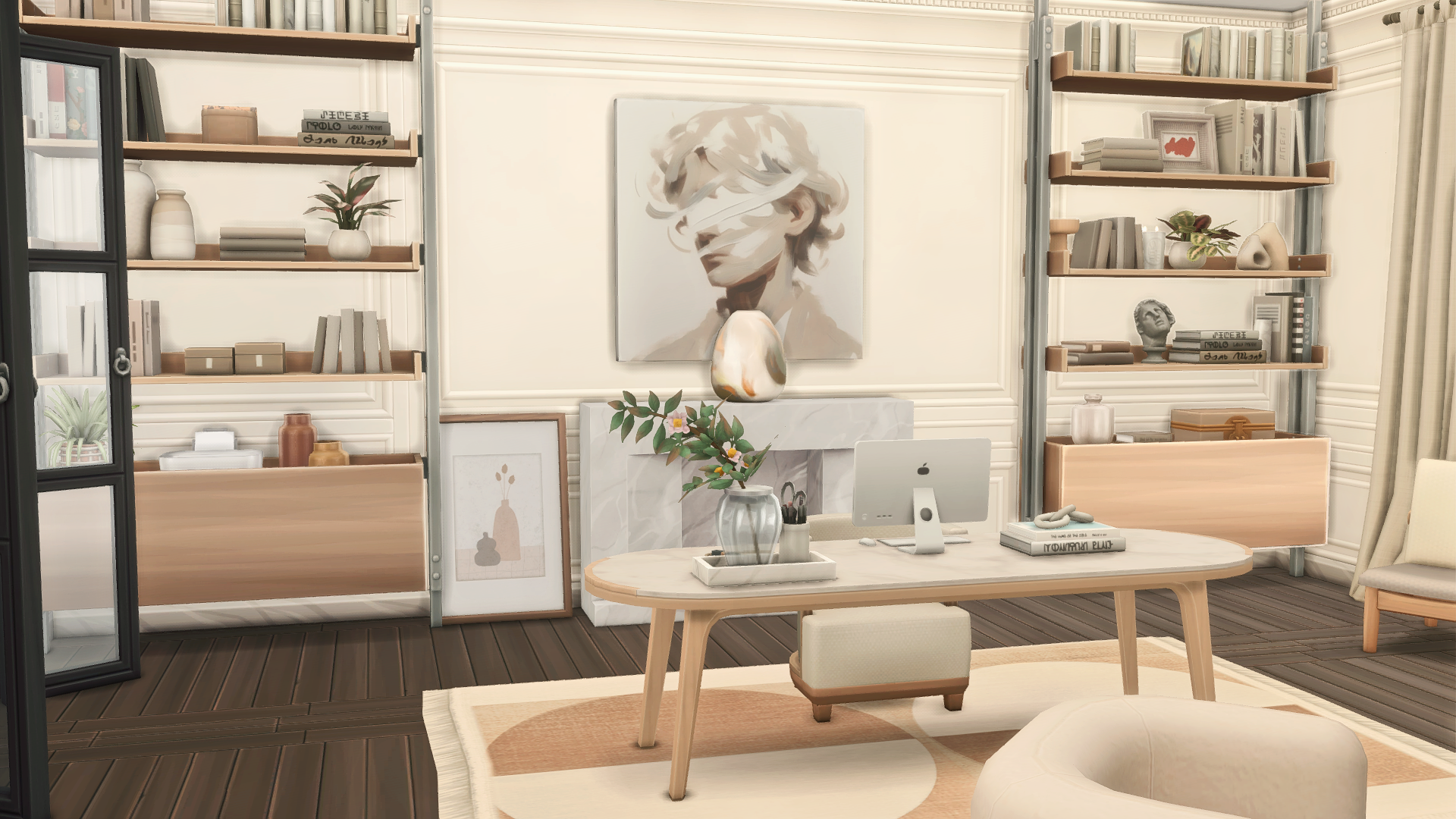 Soft Neutral Office Studio - Gallery - The Sims 4 Rooms / Lots - CurseForge