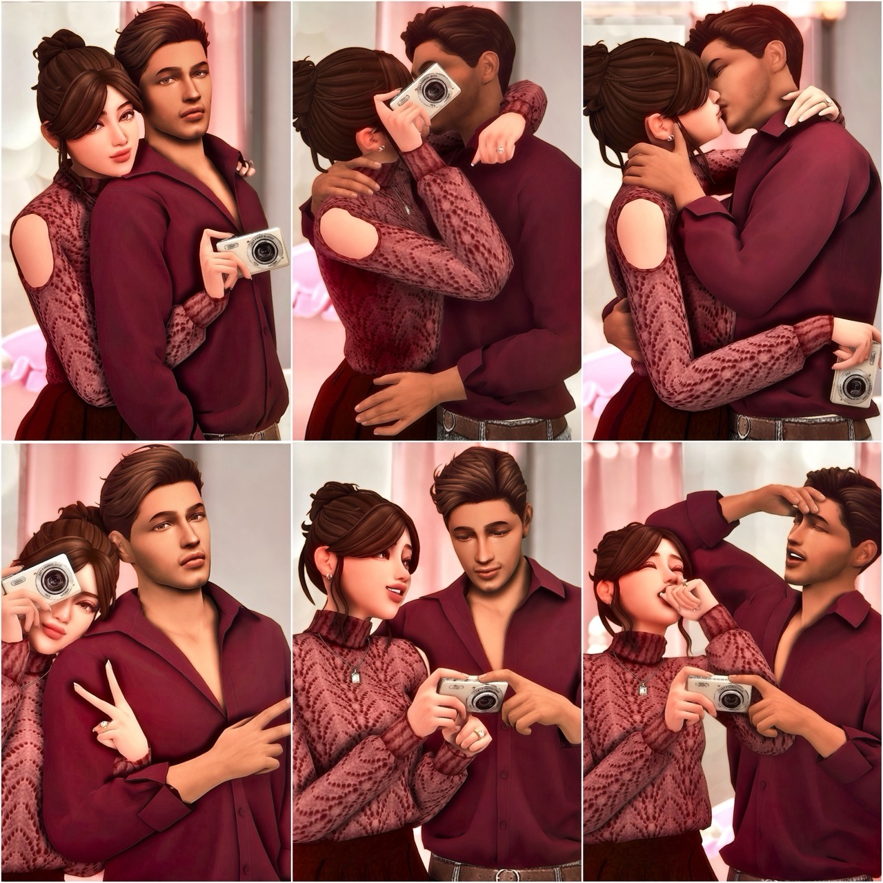 Acha Digital Camera pose pack (for couples) - Gallery - The Sims 4 Mods ...