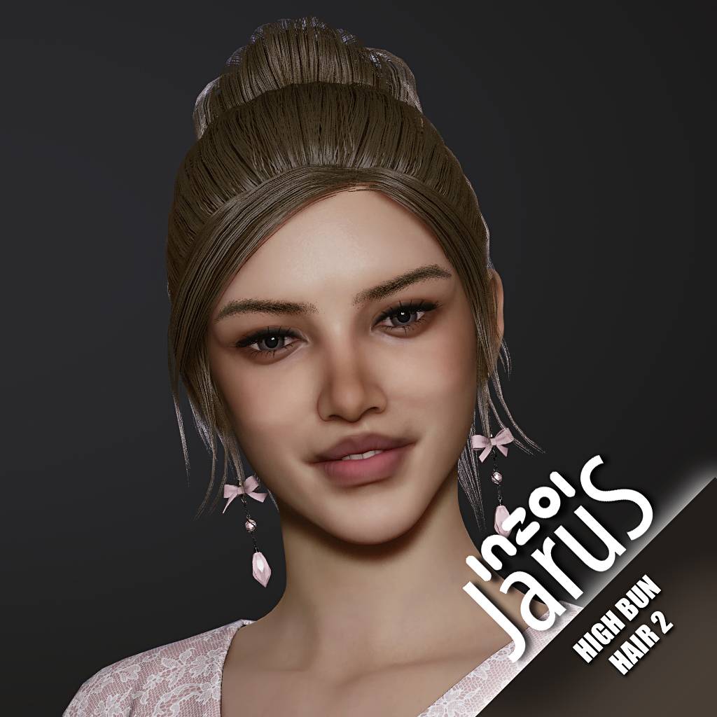 High Bun Hair2 - inZOI Create a Zoi - CurseForge