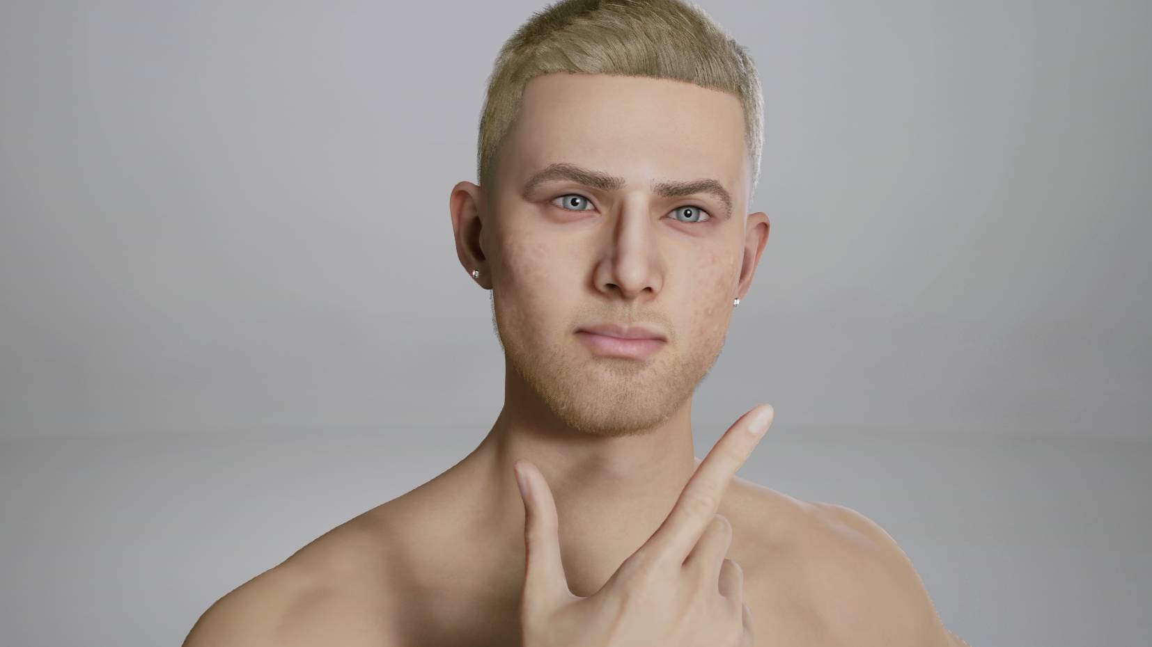 "Pretty Natural" Acne Textured Skin (Male) - inZOI Create a Zoi ...