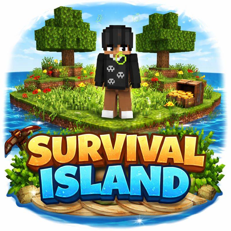survival island - Minecraft Bedrock Maps - CurseForge