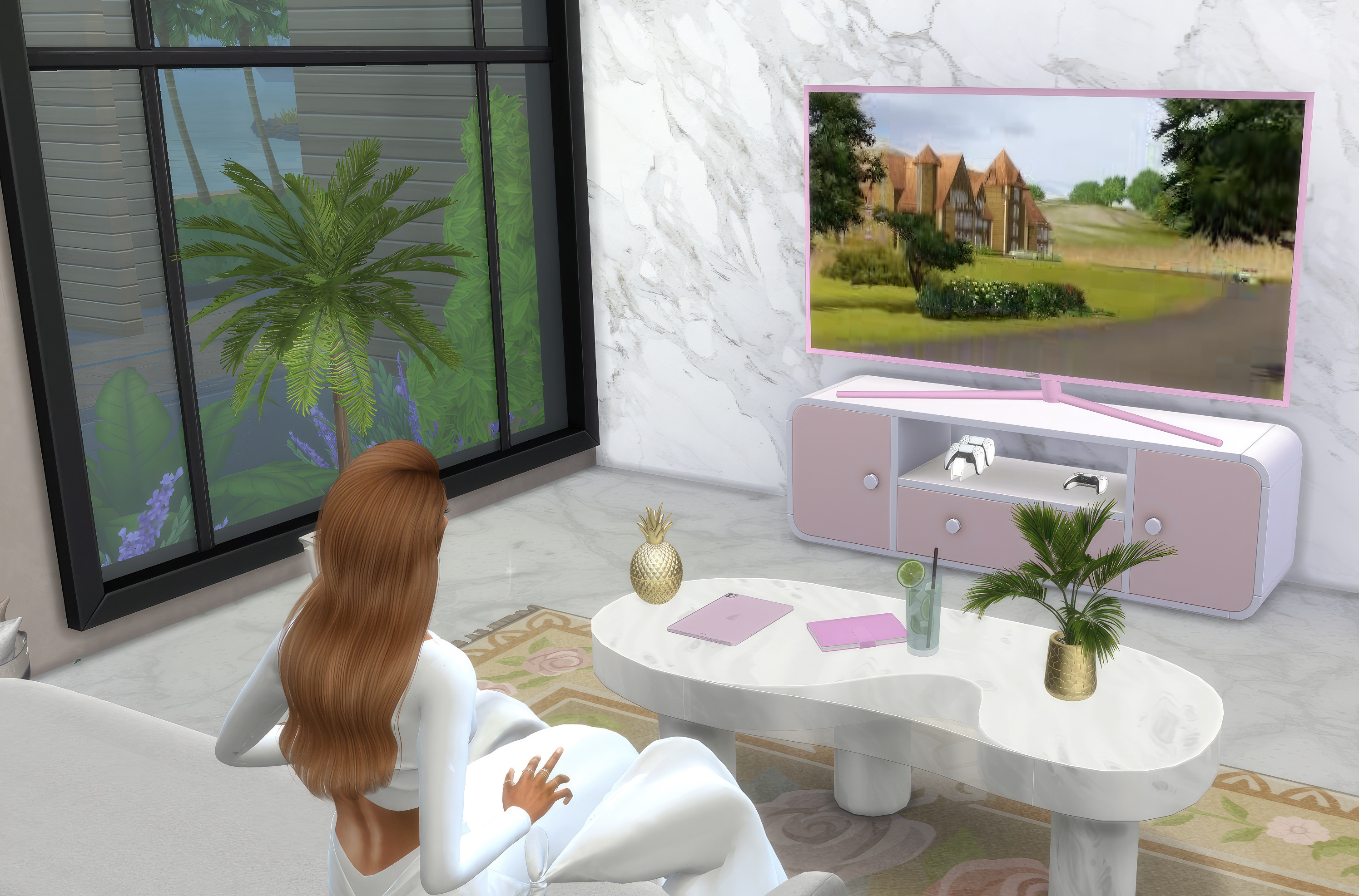 Barbie pink TV set - The Sims 4 Build / Buy - CurseForge