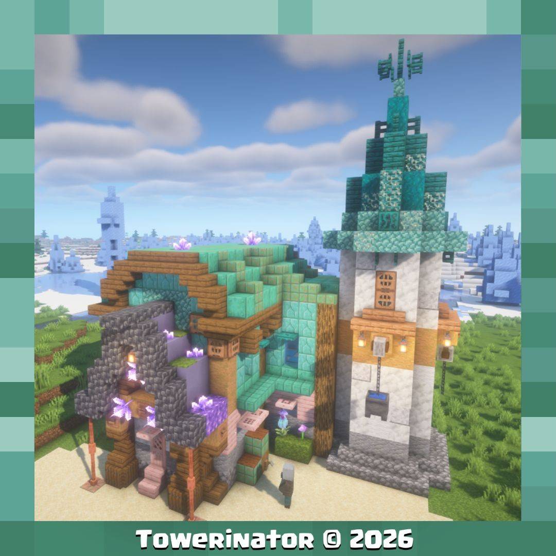 Fantasy Prismarine Tower - Gallery - Minecraft Mods - CurseForge