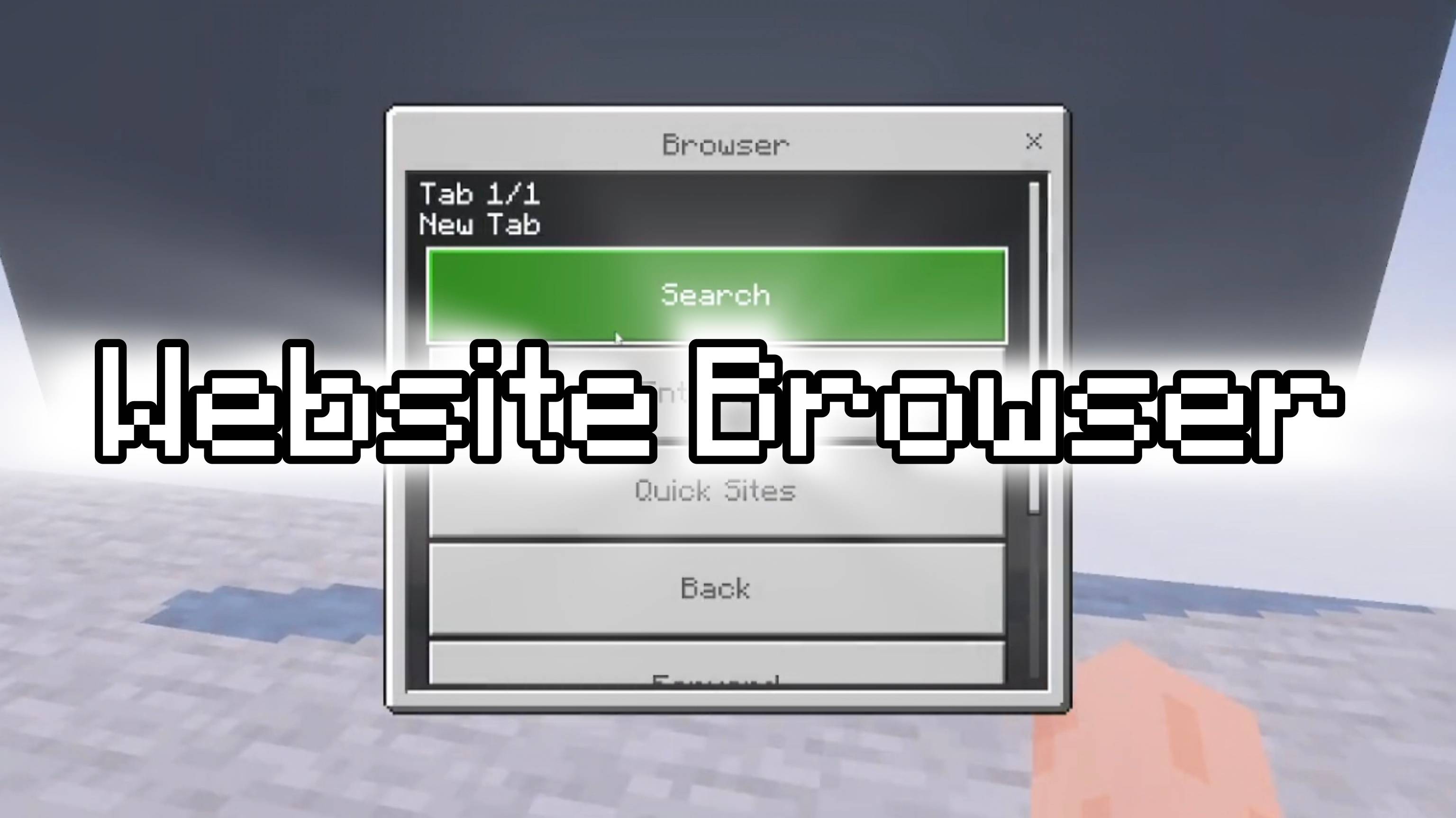 Realistic first person addon | Minecraft PE Addons