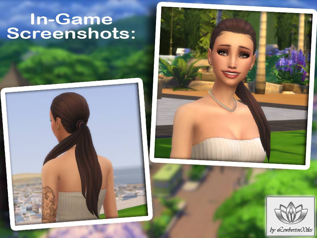 Layla Hair [T-E] - The Sims 4 Create a Sim - CurseForge