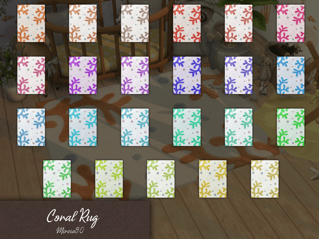 Coral Rug - The Sims 4 Build / Buy - CurseForge