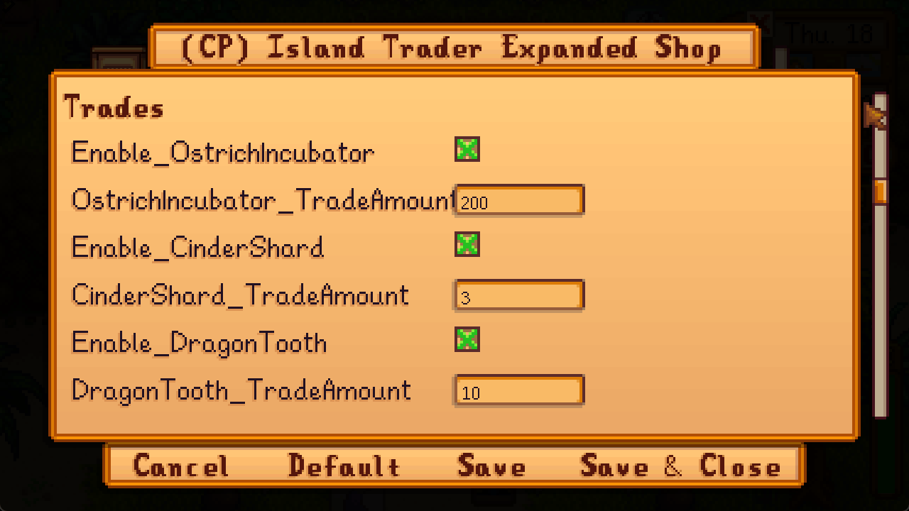 [CP] Island Trader Expanded Shop - Stardew Valley Mods - CurseForge