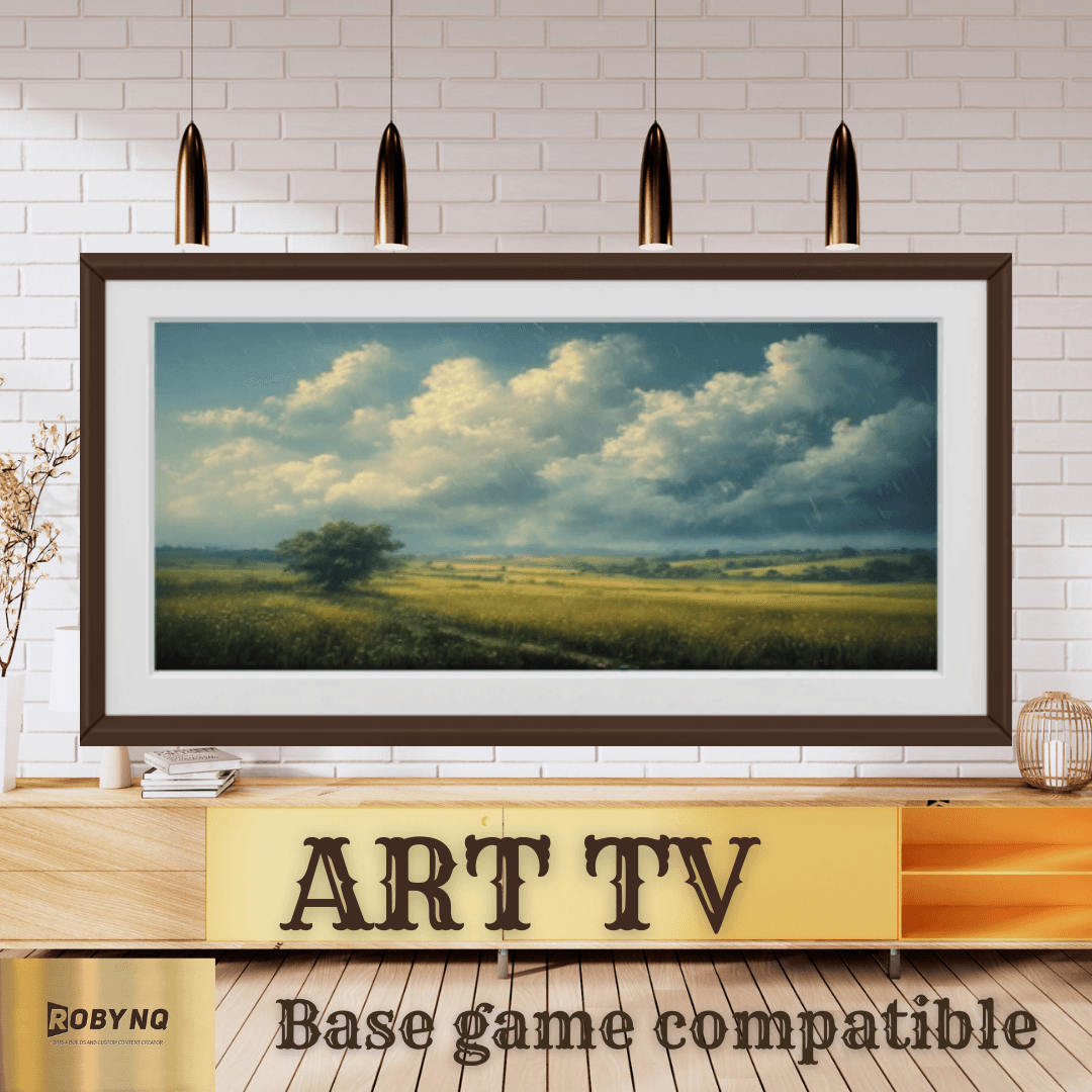 Robynq Art TV - RTV2180 - Basegame compatible - The Sims 4 Build / Buy ...