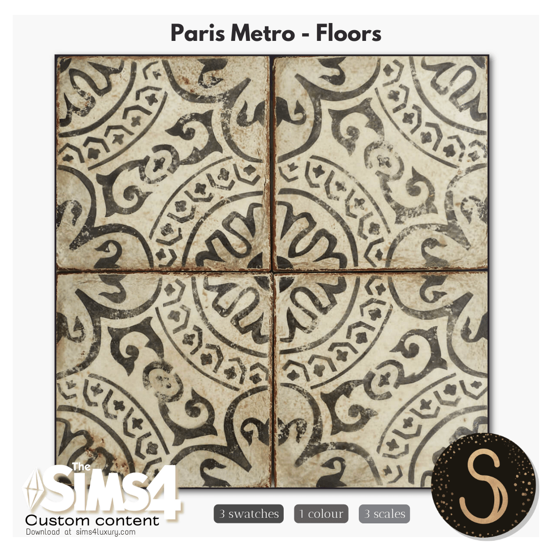 Sims4Luxury - Paris Metro - Floors - Gallery - The Sims 4 Build / Buy ...