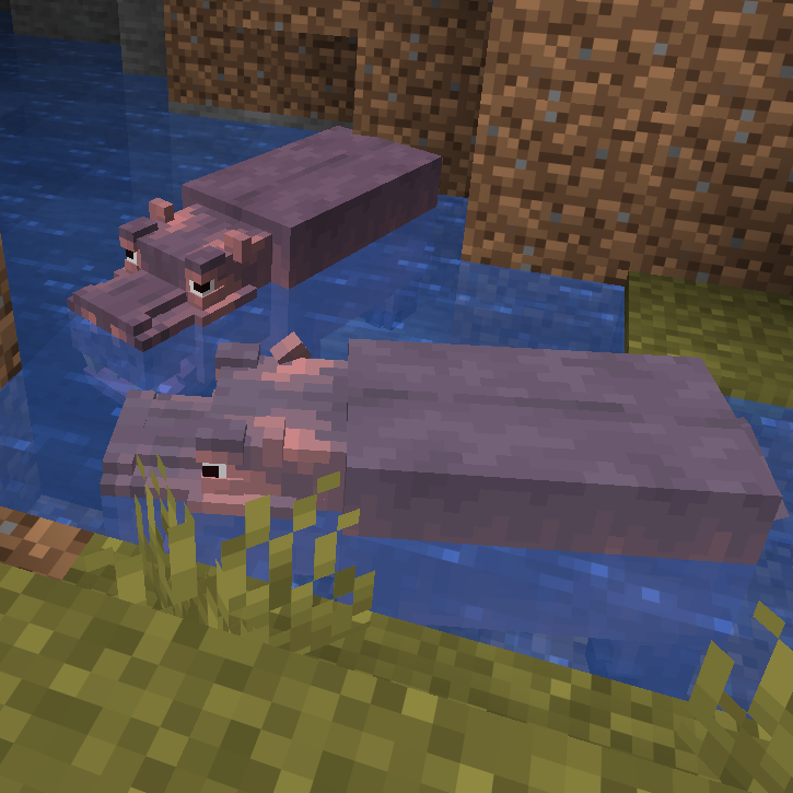 Animal Garden - Hippopotamus - Gallery - Minecraft Mods - CurseForge