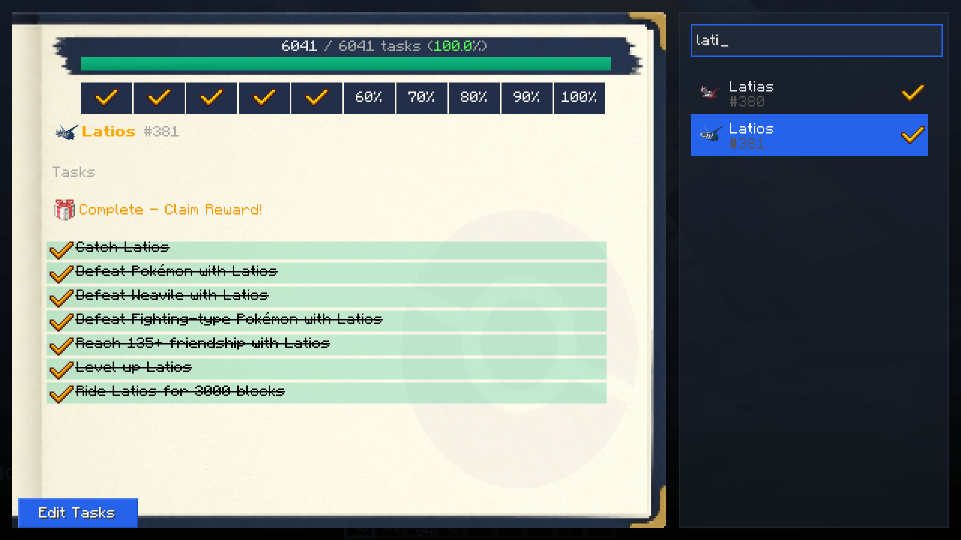 Cobblemon: Research Tasks - Minecraft Mods - CurseForge