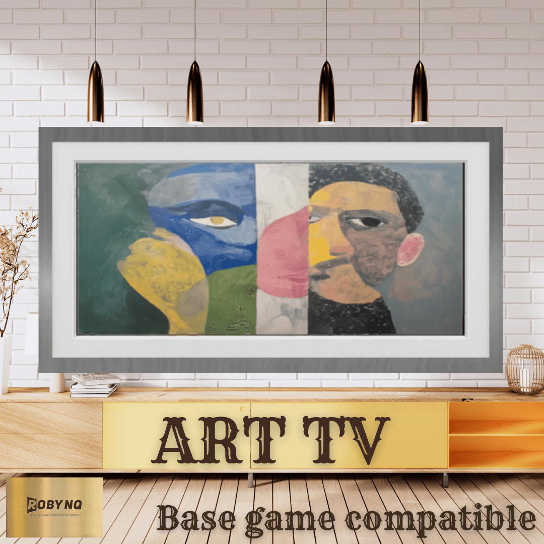 Robynq Art TV - RTV2228 - Basegame compatible - The Sims 4 Build / Buy ...